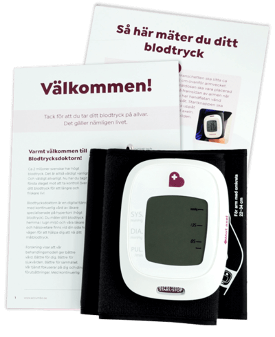 Blodtrycksdoktorn – Behandling av högt blodtryck i mobilen