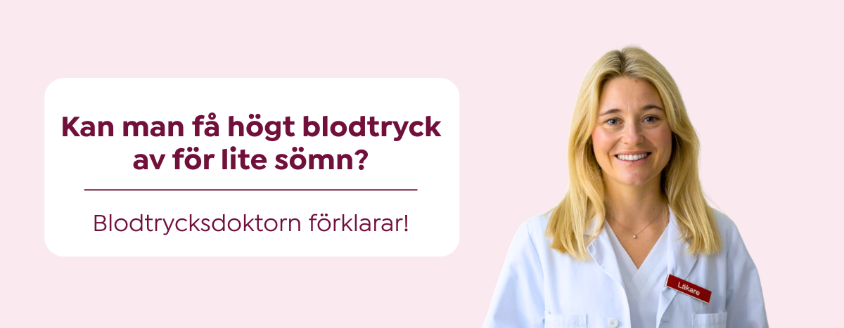 Sömn och högt blodtryck - Blodtrycksdoktorn